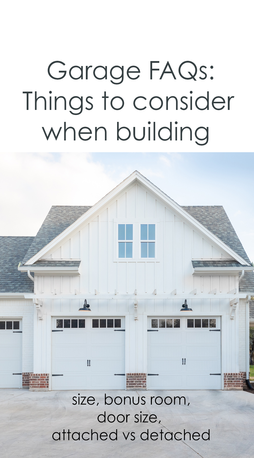 Garage FAQs: Everything you need to know about garages ⋆ Owner-Builder ...