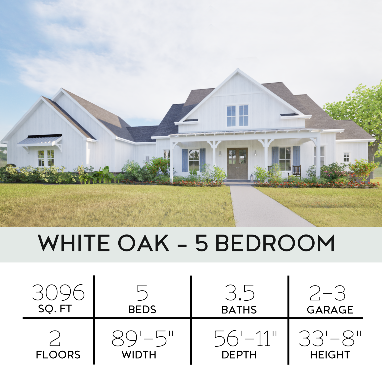PGC-RL-2543 ⋆ Owner-Builder Program & House Plans - Century Oak Farmhouse